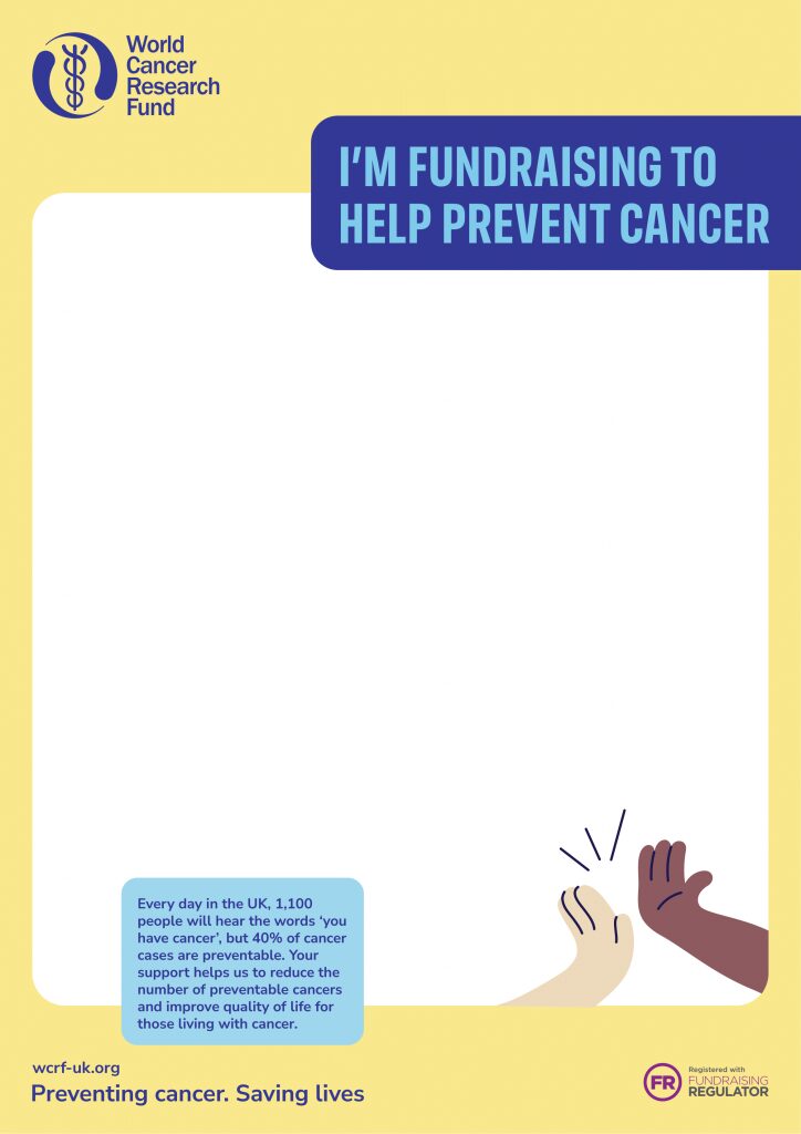 Fundraising hub | World Cancer Research Fund